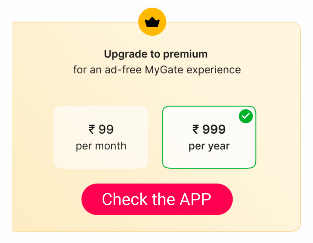 Upgrade to Mygate premium for uninterrupted, ad-free experience